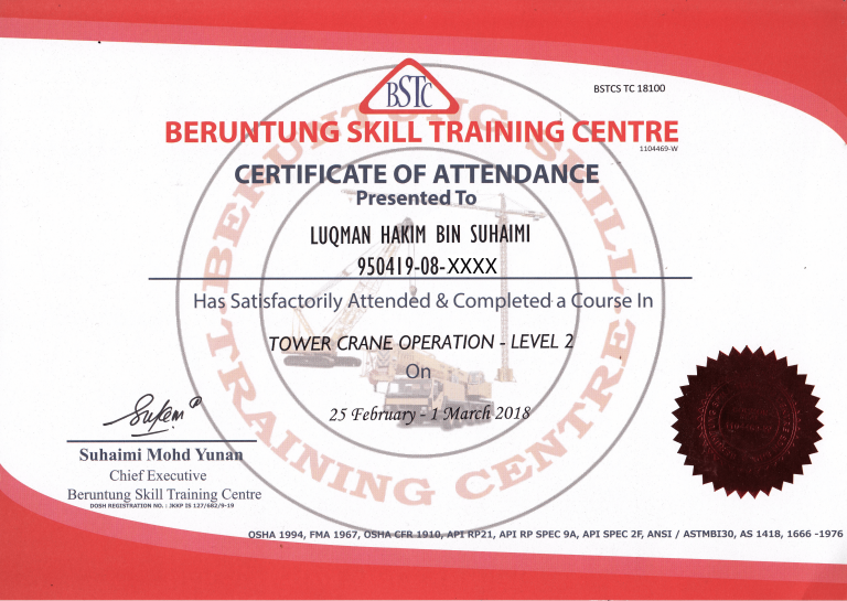 Our Courses – BERUNTUNG SKILL TRAINING CENTRE